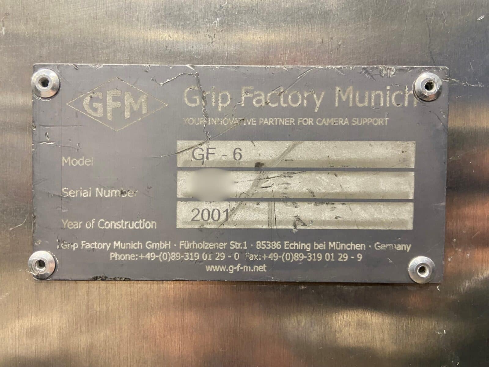 GFM – GF6 Crane – Cinevision-Solutions