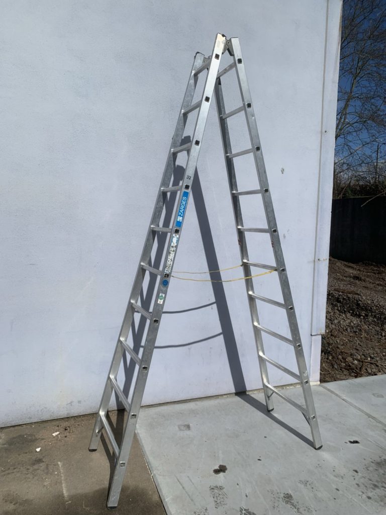 ZARGES ALUMINIUM 2x10-TREADS Ladder - Cinevision-Solutions