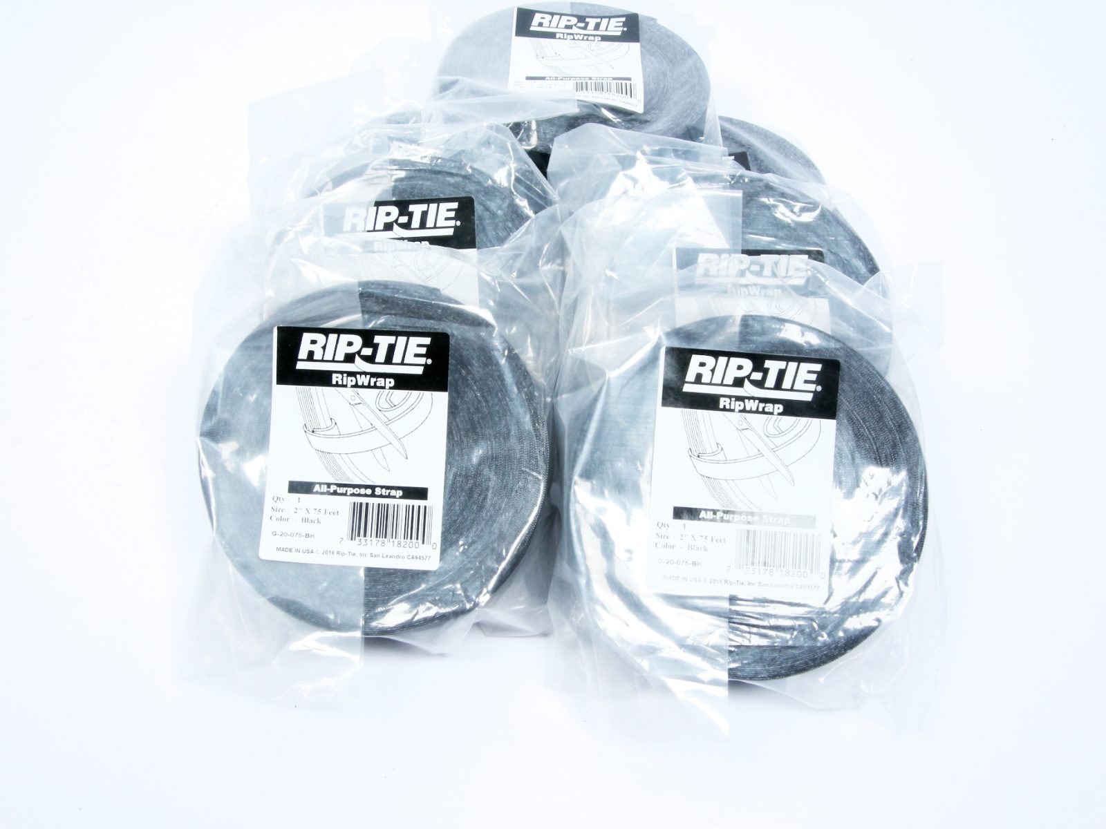 7 pcs Roll RipWrap 2x 75' feet black - Cinevision-Solutions